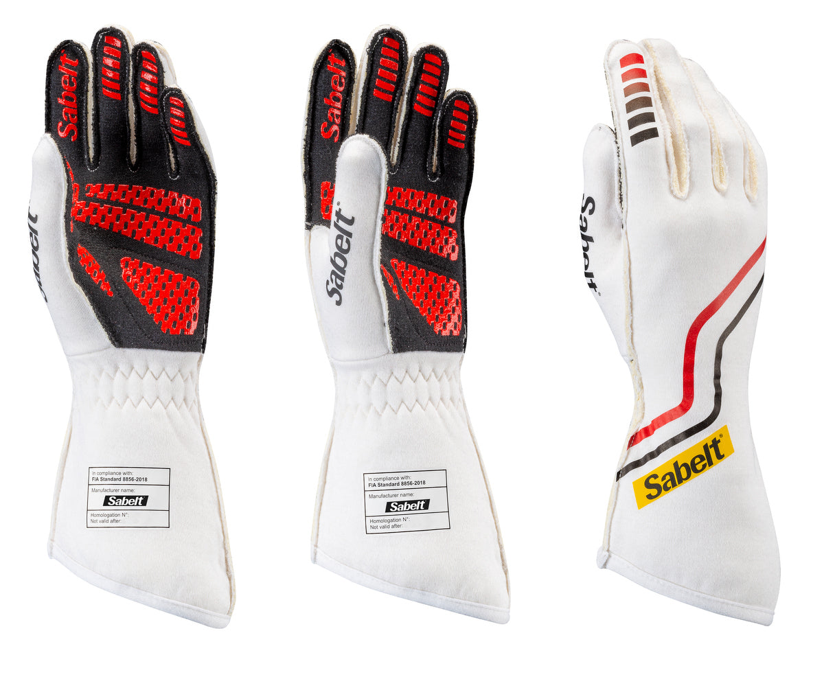 Sabelt Hero Superlight TG-10 Racing Gloves ( White ) – Sector X Simulations